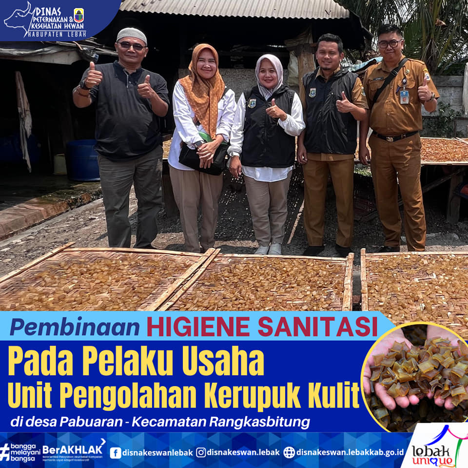 PEMBINAAN HIGIENE SANITASI PADA PELAKU USAHA UNIT PENGOLAHAN KERUPUK ...