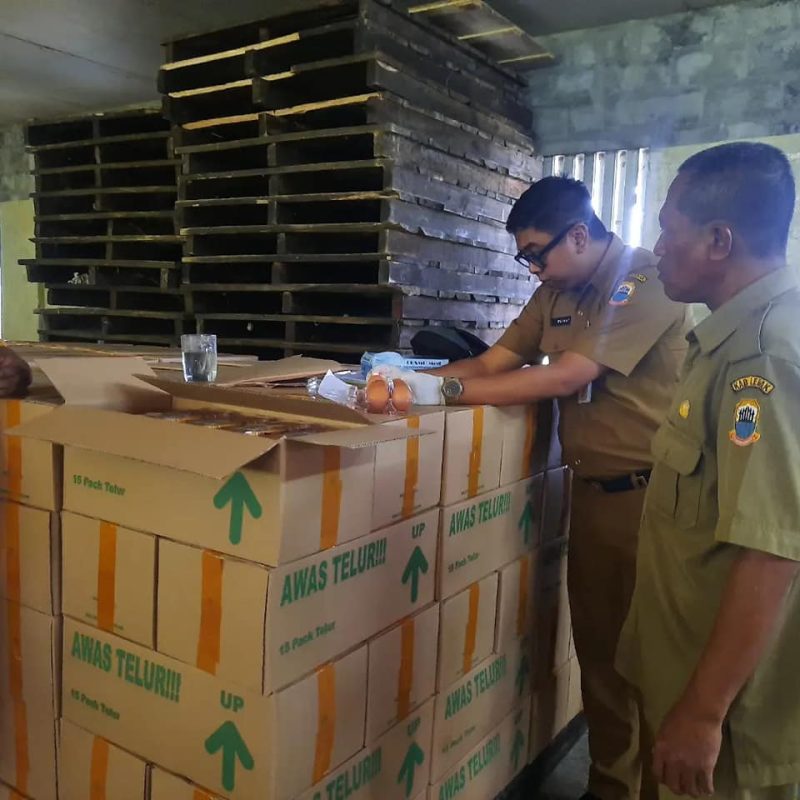 PEMERIKSAAN TELUR AYAM RAS BANTUAN PENANGANAN STUNTING DI FARM LAYER ...
